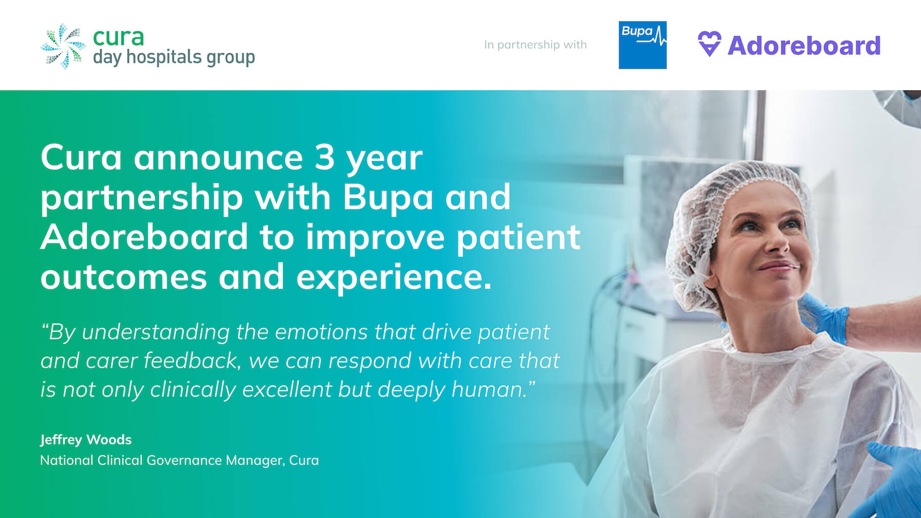 Cura Day Hospitals Partner with Bupa to implement Adoreboard Emotion AI